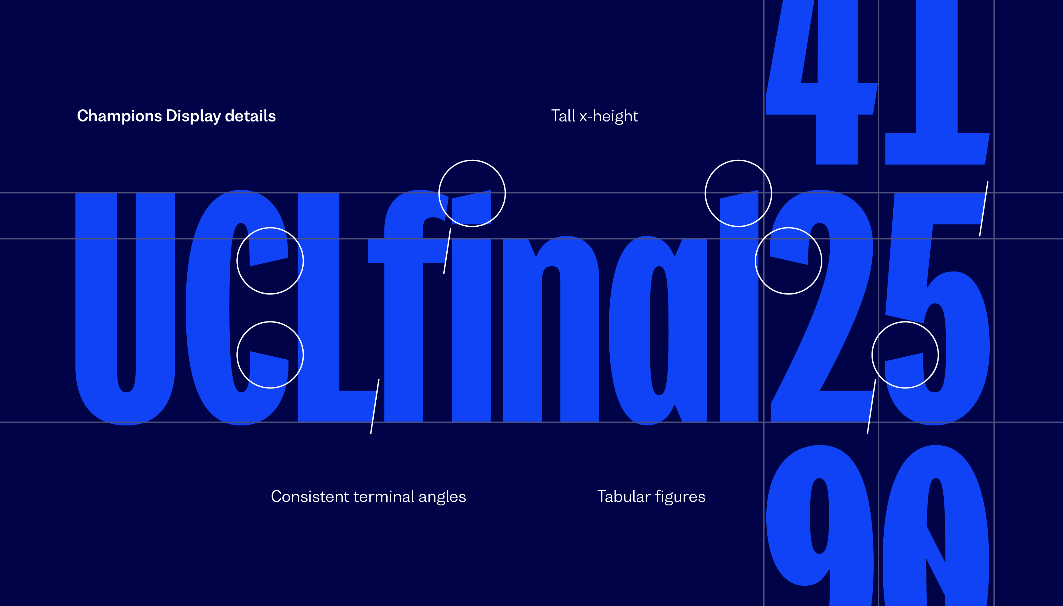 UEFA Champions League custom font · Branding with Type